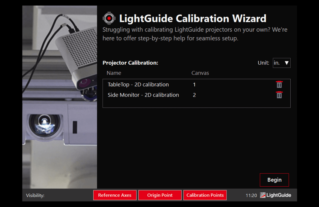 Software Features - LightGuide