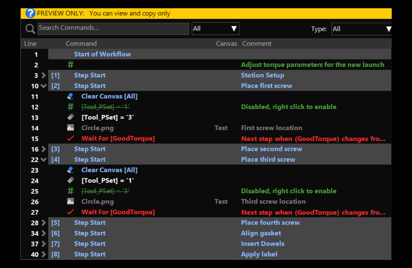 Software Features - LightGuide