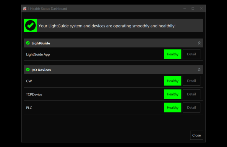 Software Features - LightGuide
